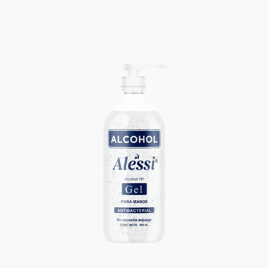 Alessi - Alcohol 70° Gel (500 ml.) c/ Dispensador